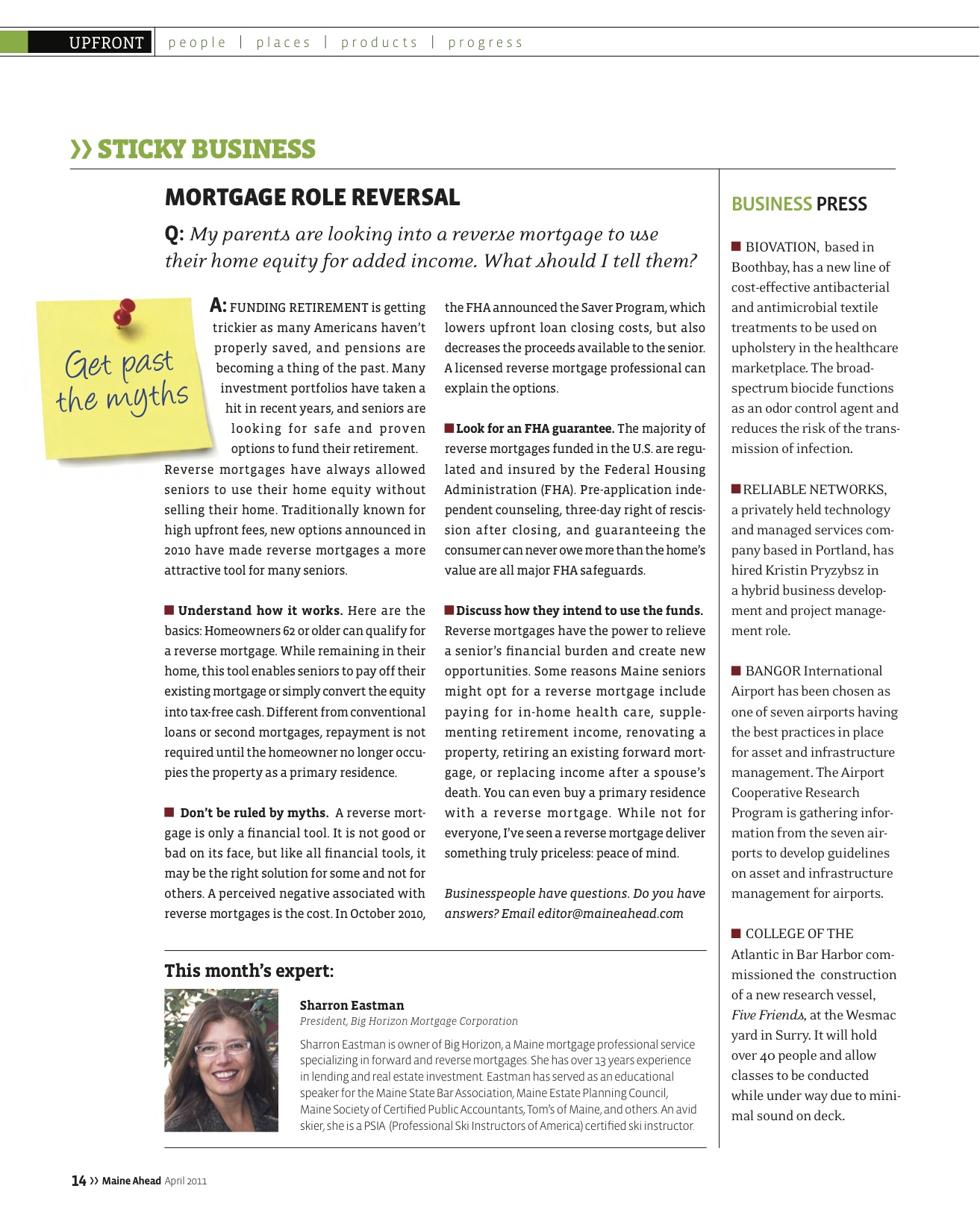 Reverse Mortgages in Maine – Maine Senior Guide